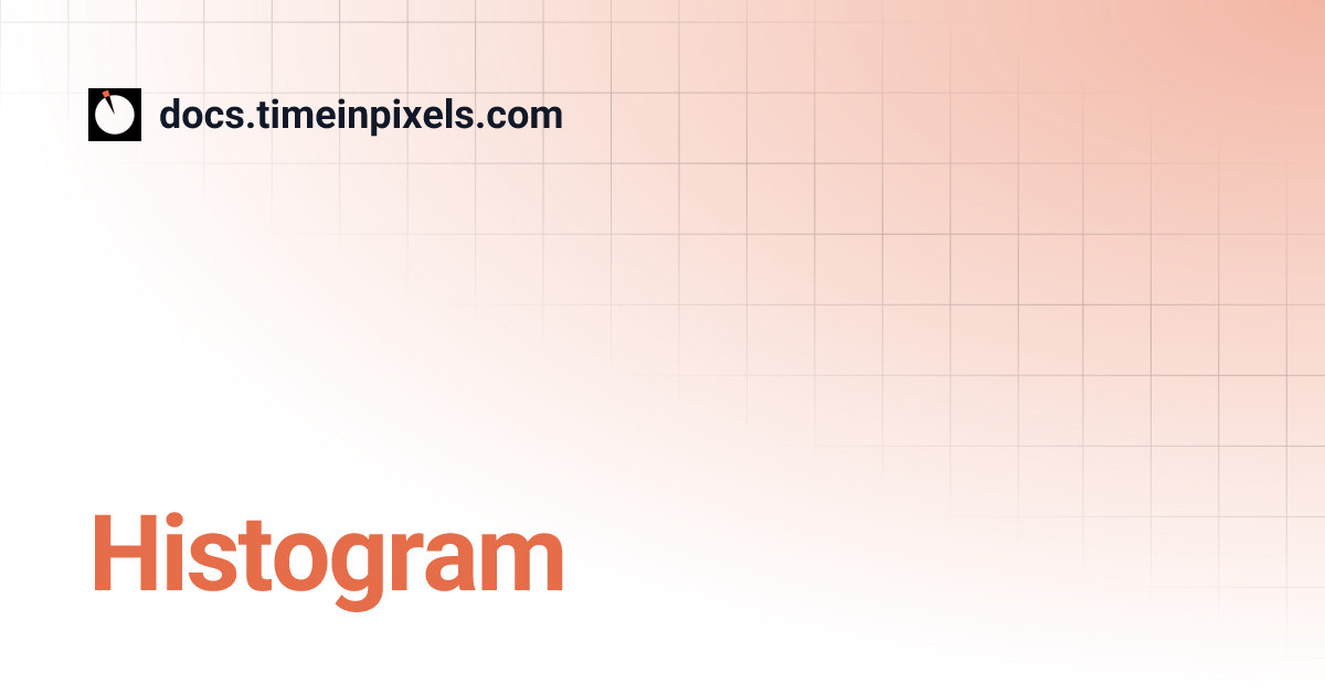 Histogram | docs.timeinpixels.com